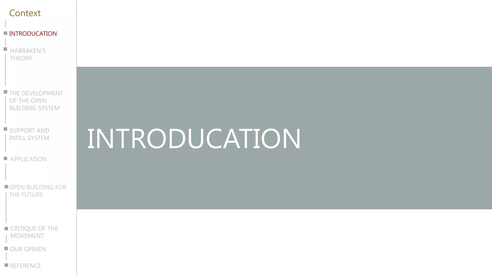 Open system (open building) | PPTX