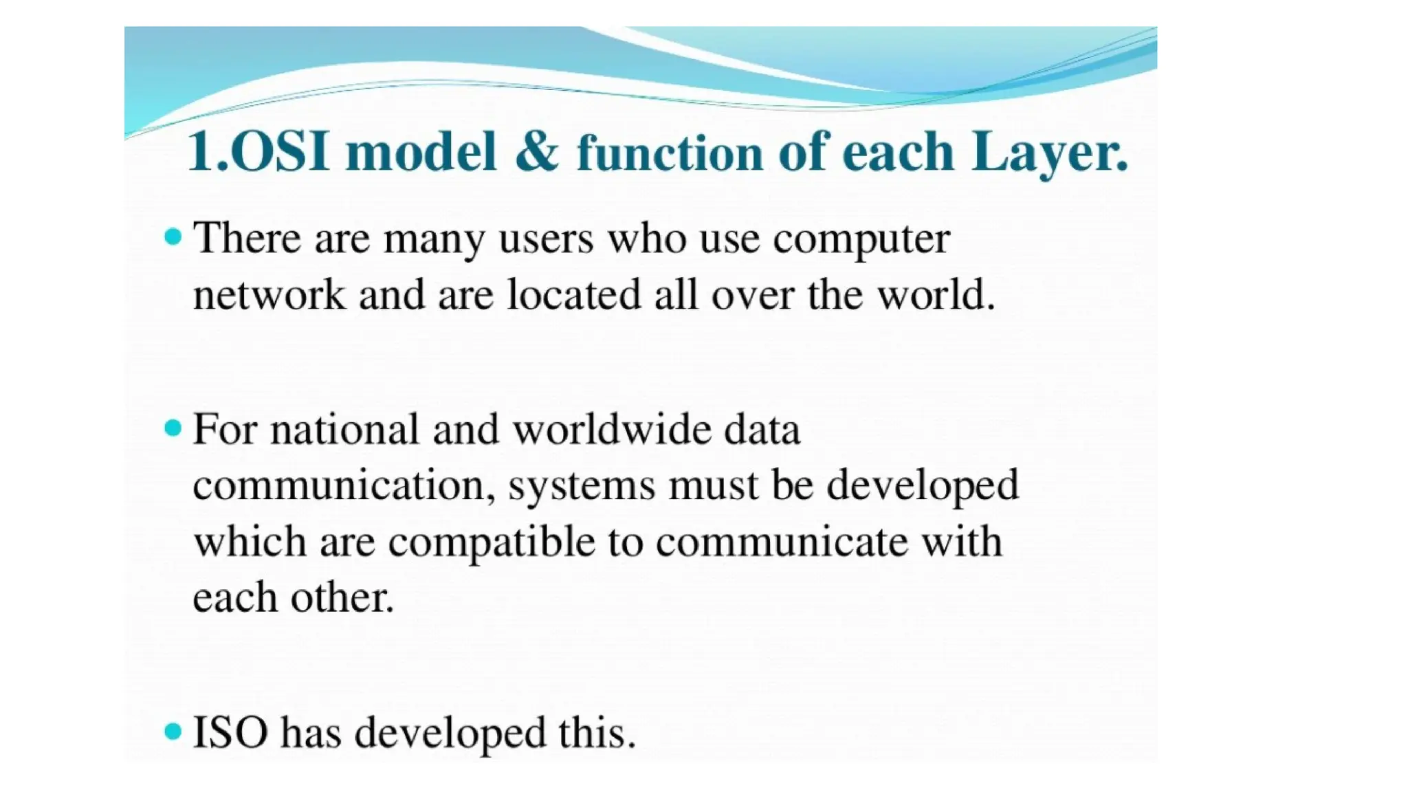 Open Systems Interconnection) Model Rules | PPTX