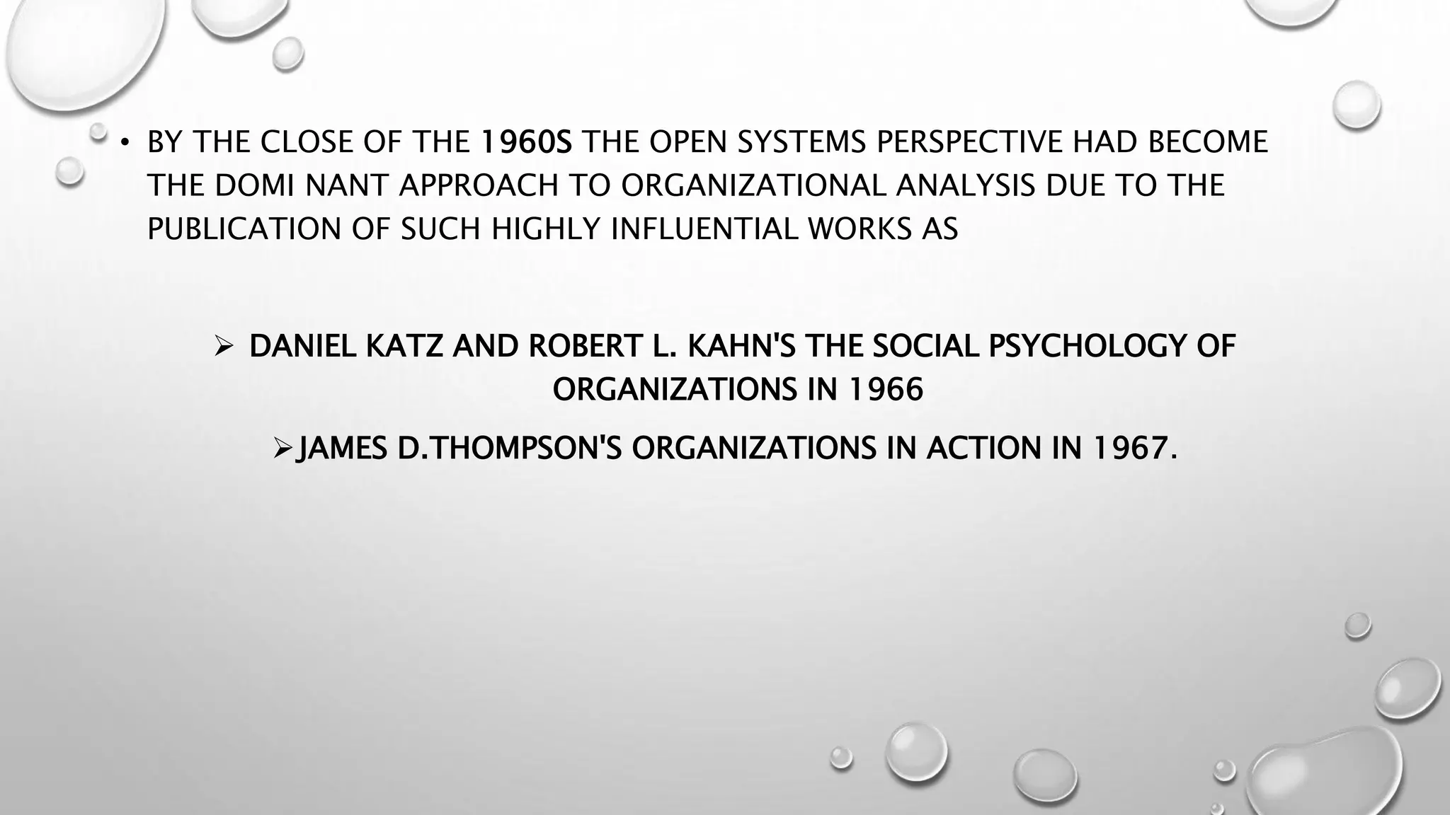 Open system theory | PPTX