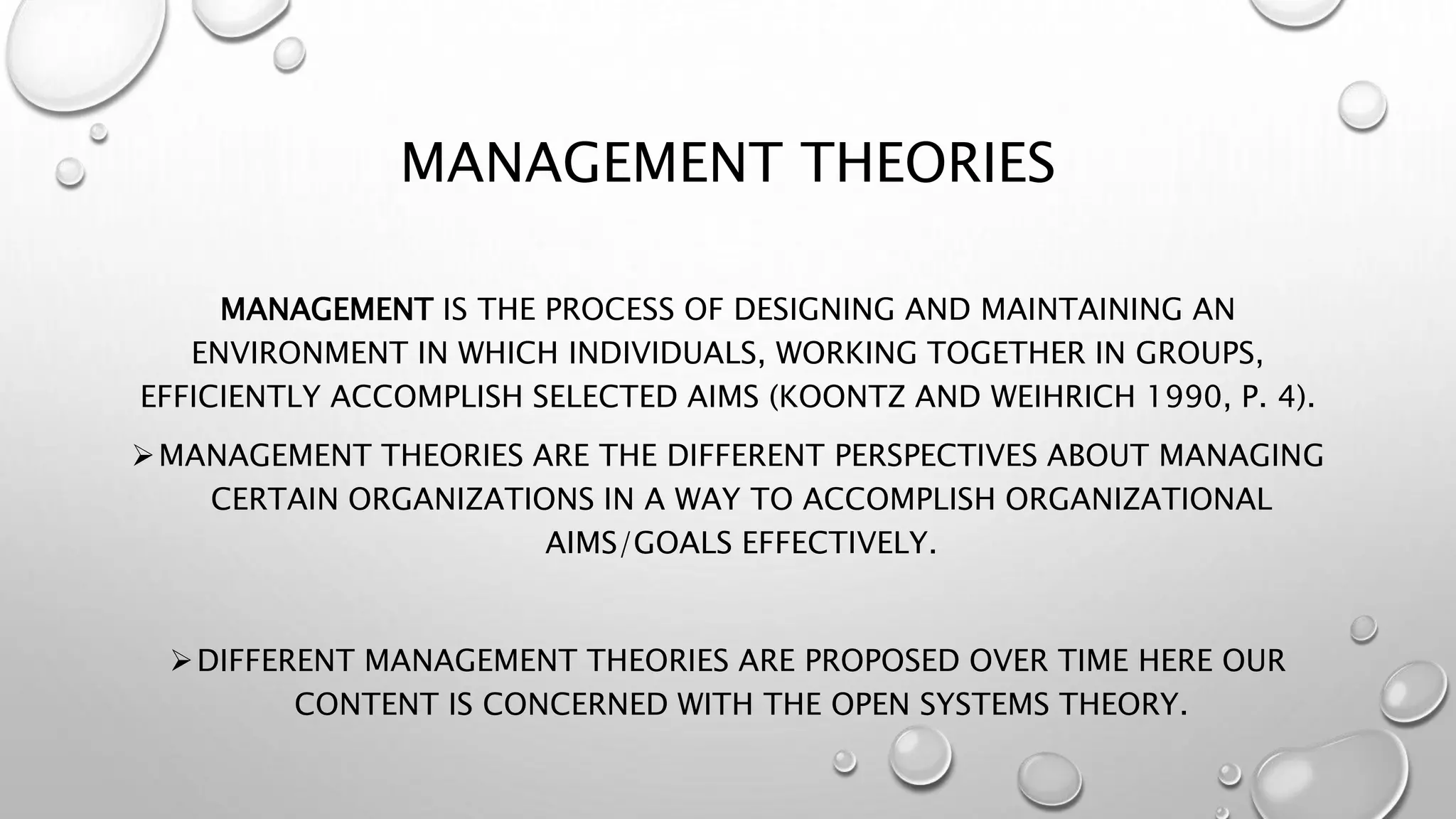 Open system theory | PPTX