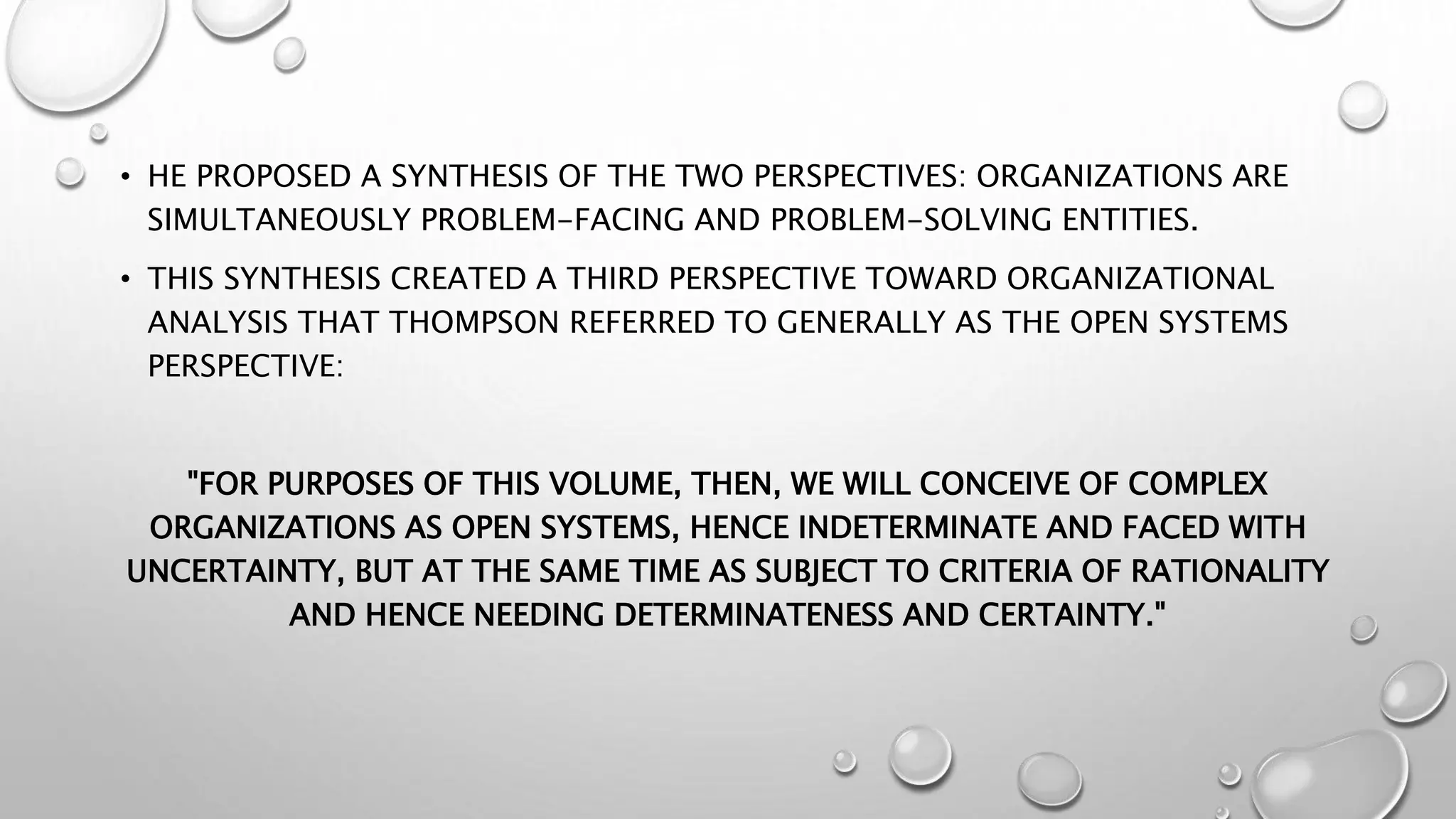 Open system theory | PPTX