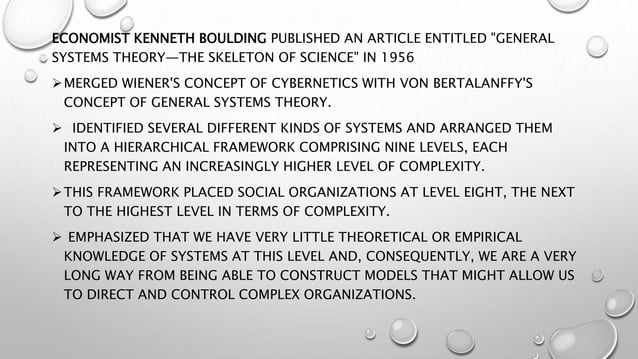 Open system theory | PPTX