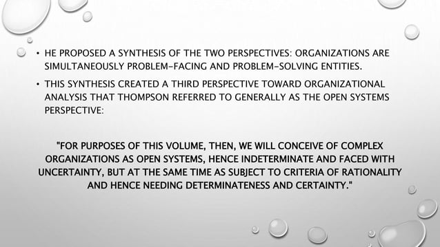 Open system theory | PPTX