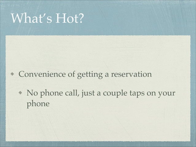 Open table pdf | PDF | Bars & Restaurants | Attractions