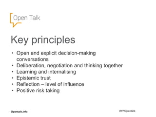 Open Talk - Decision Making with young people: Children and Young ...