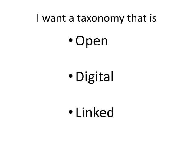 Open taxonomy | PPT