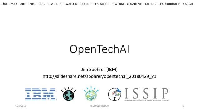 Open techai 20180429 v1 | PPTX | Artificial Intelligence | Technology ...