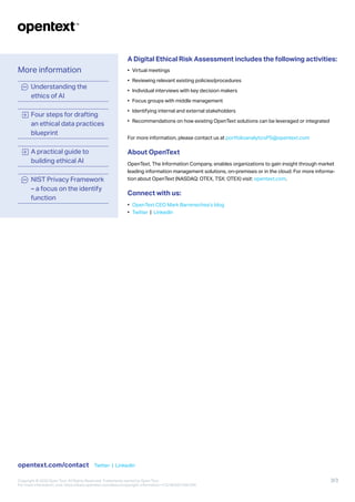 Digital Ethical Risk Assessment | PDF | Technology Industry | Industries