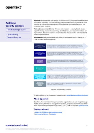 OpenText Security Health Check Service | PDF