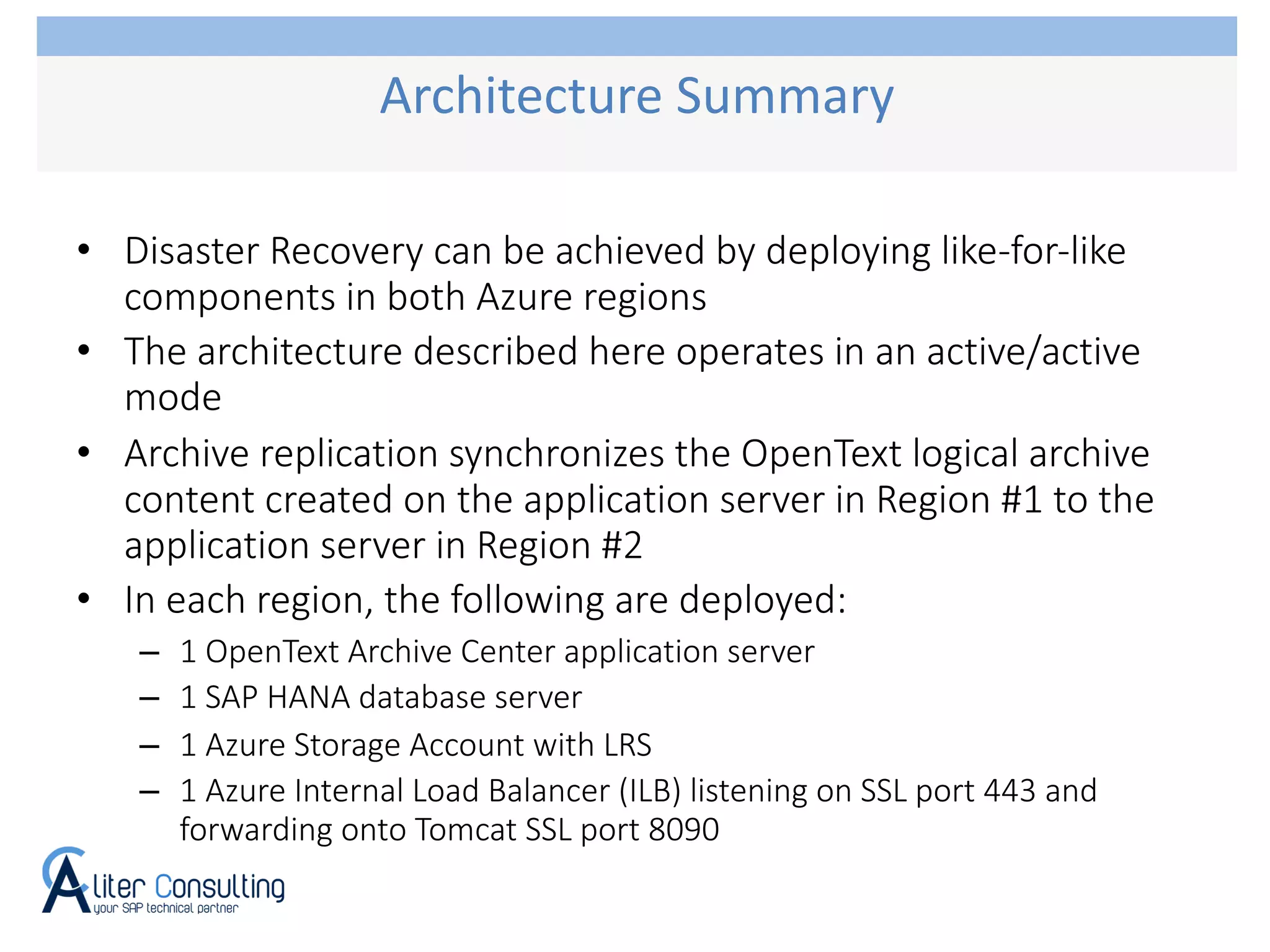 OpenText Archive Server on Azure | PDF