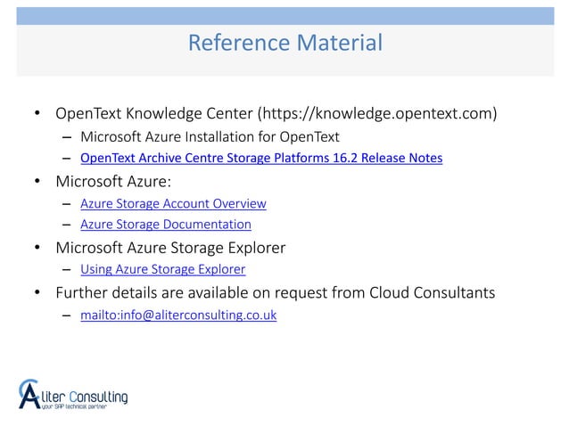 OpenText Archive Server on Azure | PDF | Cloud Computing | Internet