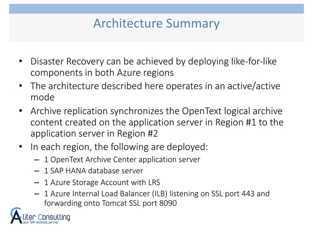 OpenText Archive Server on Azure | PDF | Cloud Computing | Internet