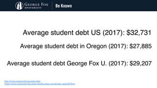Open textbooks at George Fox University, Starting Year 3, Fall 2018 | PPT