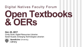 Open textbooks presentation_public | PPT