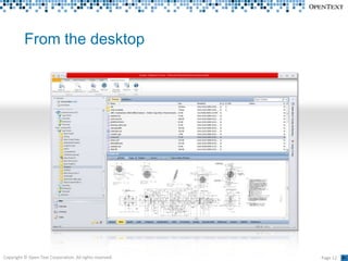 Open text content lifecycle management 2010 | PPTX