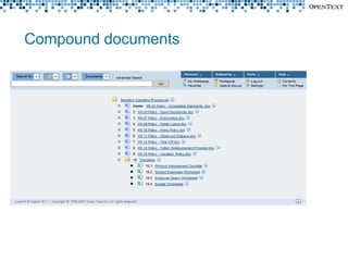 Open text content lifecycle management 2010 | PPTX