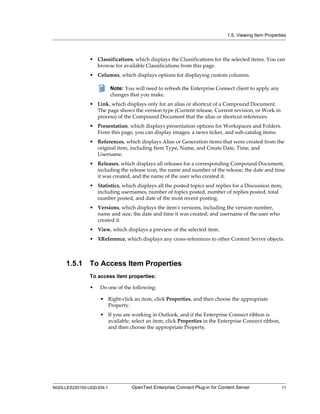 OpenText Content Server CE 22.1 - OpenText Enterprise Connect Plug-in ...