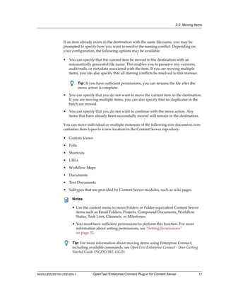 OpenText Content Server CE 22.1 - OpenText Enterprise Connect Plug-in ...