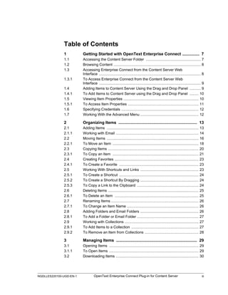 OpenText Content Server CE 22.1 - OpenText Enterprise Connect Plug-in ...