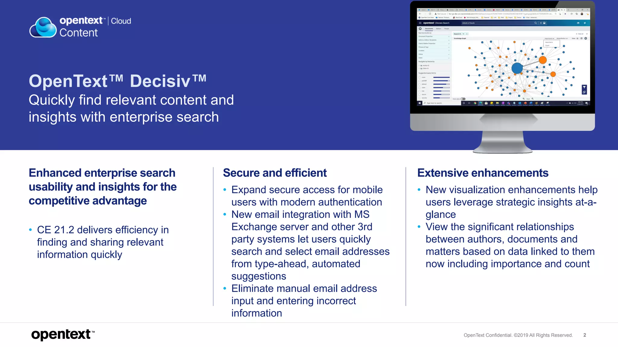 OpenText™ Decisiv™ – What’s new in CE 21.2 | PPT