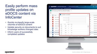 OpenText eDOCS – What’s new in CE 21.2 | PPTX
