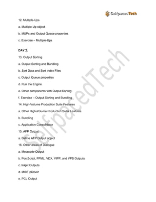 Opentext exstream dialogue online training | Opentext exstream dialogue ...