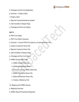 Opentext exstream dialogue online training | Opentext exstream dialogue ...