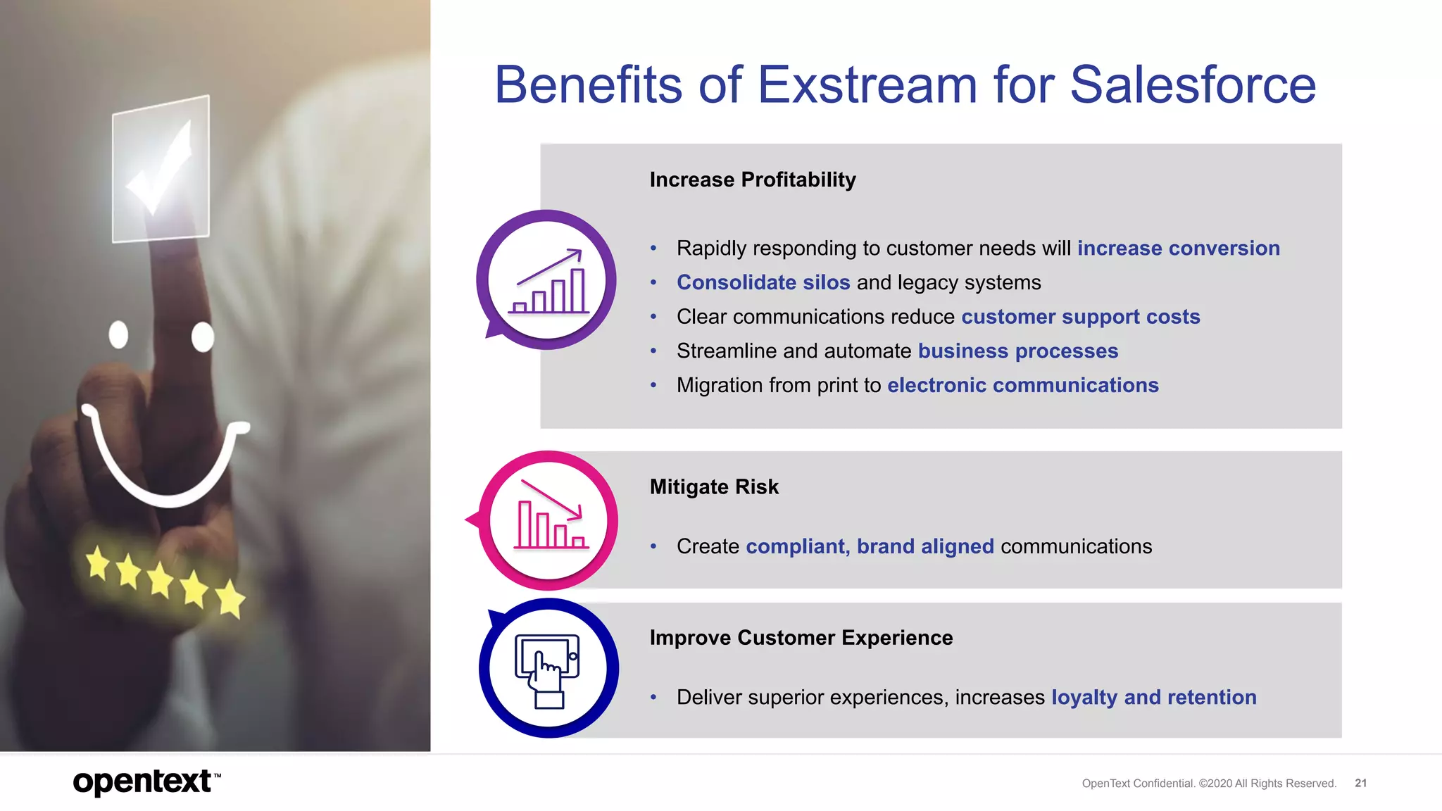 Connecting Salesforce CRM to OpenText Exstream | PPTX