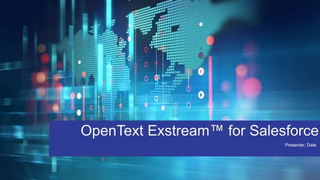 Connecting Salesforce CRM to OpenText Exstream | PPTX | Computer Software and Applications ...