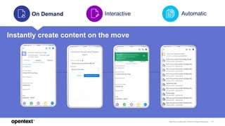 Connecting Salesforce CRM to OpenText Exstream | PPTX