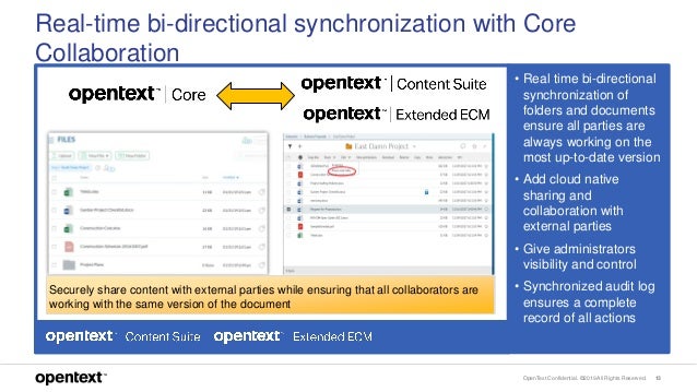 What’s new in OpenText Extended ECM & OpenText Content Suite Release