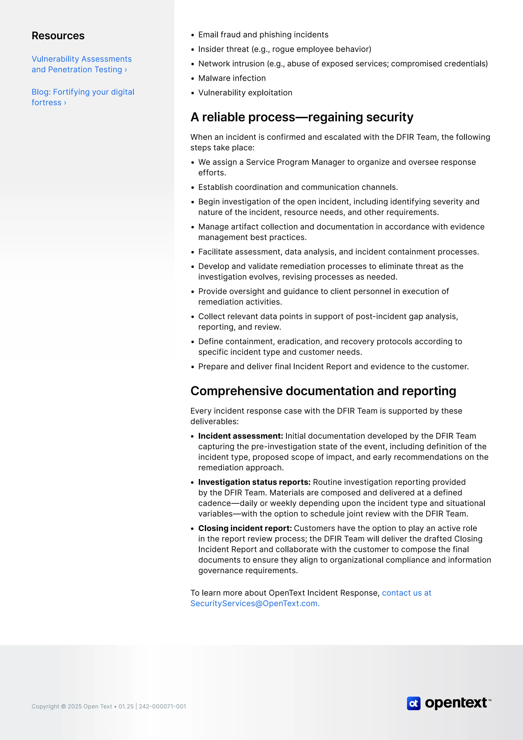 Opentext Incident Response (IR) Service Overview.pdf