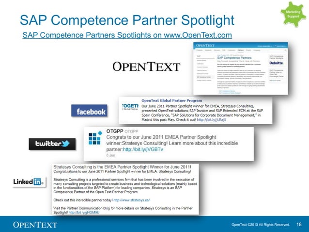 OpenText Partner Program for SAP Competence - Program Overview 2014_02 | PPT