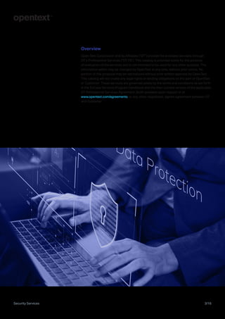 Open text security services catalog | PDF