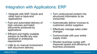 OpenText SIE Integration Slideshare | PPTX
