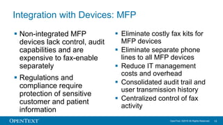 OpenText SIE Integration Slideshare | PPTX