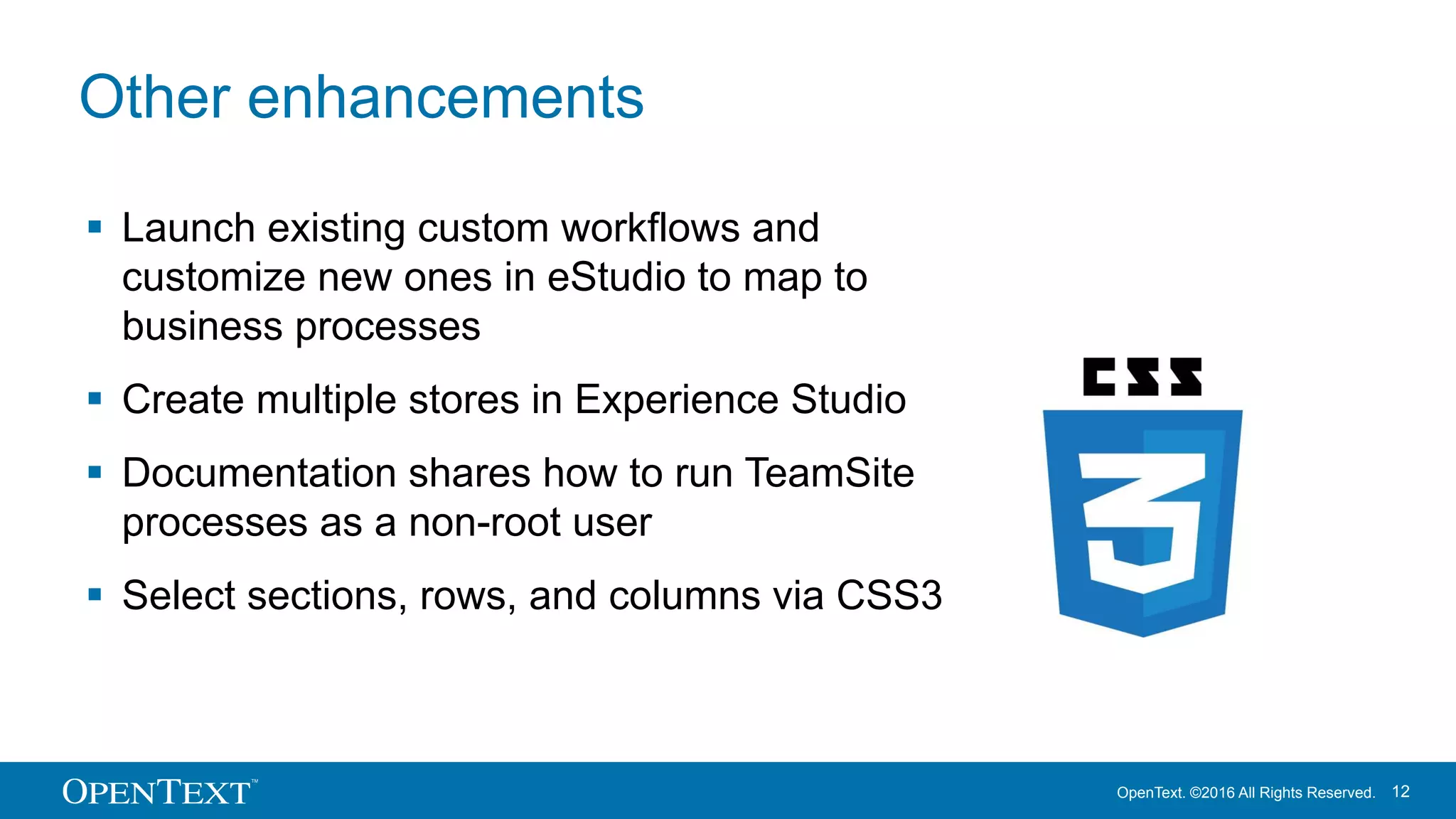 Introducing OpenText TeamSite 8.2 | PPTX