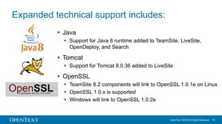 Introducing OpenText TeamSite 8.2 | PPTX