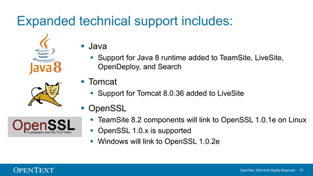 Introducing OpenText TeamSite 8.2 | PPTX