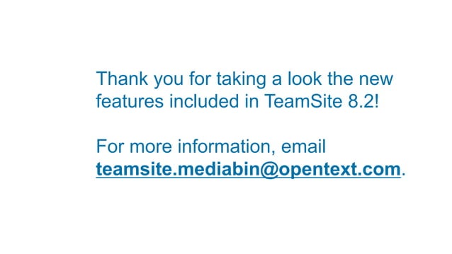 Introducing OpenText TeamSite 8.2 | PPTX