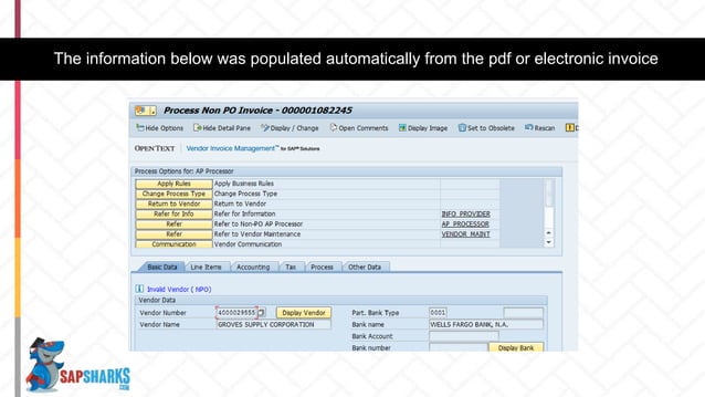 SAP Vim(Vendor Invoice management) Opentext | PPTX | Desktop Publishing ...