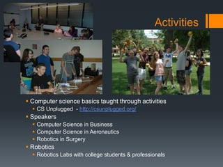 Open the Door to Computer Science and Robotics for Middle and High ...
