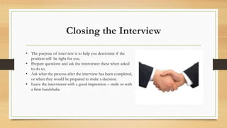 Personal Interview | PPTX