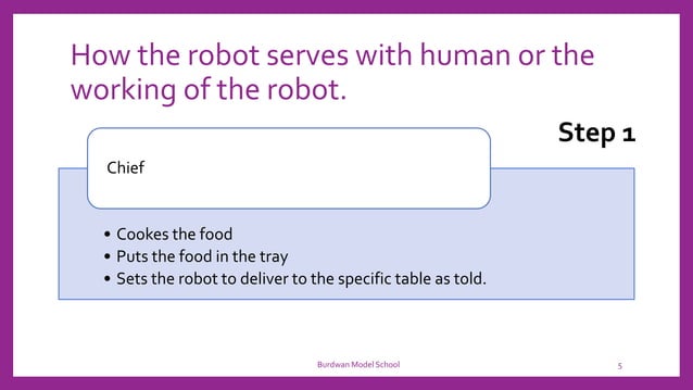 FOOD SERVING ROBOT USING ARDUINO PROJECT | PPTX