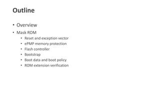 Opentitan MaskROM boot flow introduction | PDF | Operating Systems | Computer Software and ...