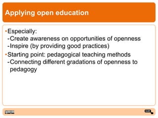 Connecting OER to teachers via open pedagogy | PPT