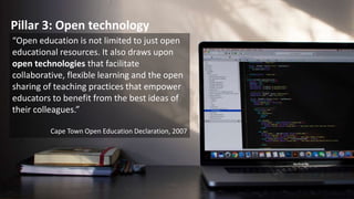 Open Technology - The 3rd Pillar of Open Education | PPTX