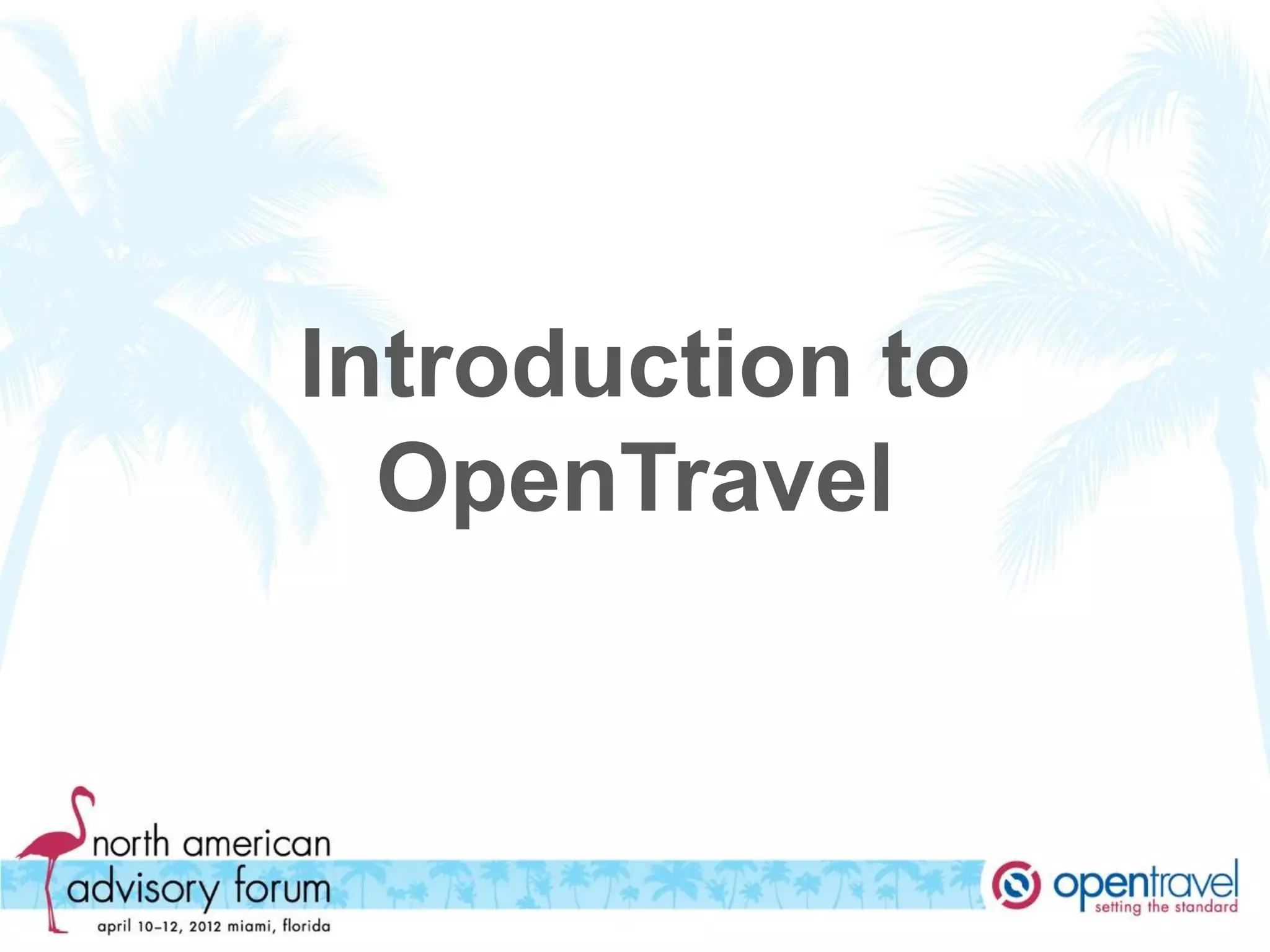 OpenTravel Schema Product Comparison | PDF