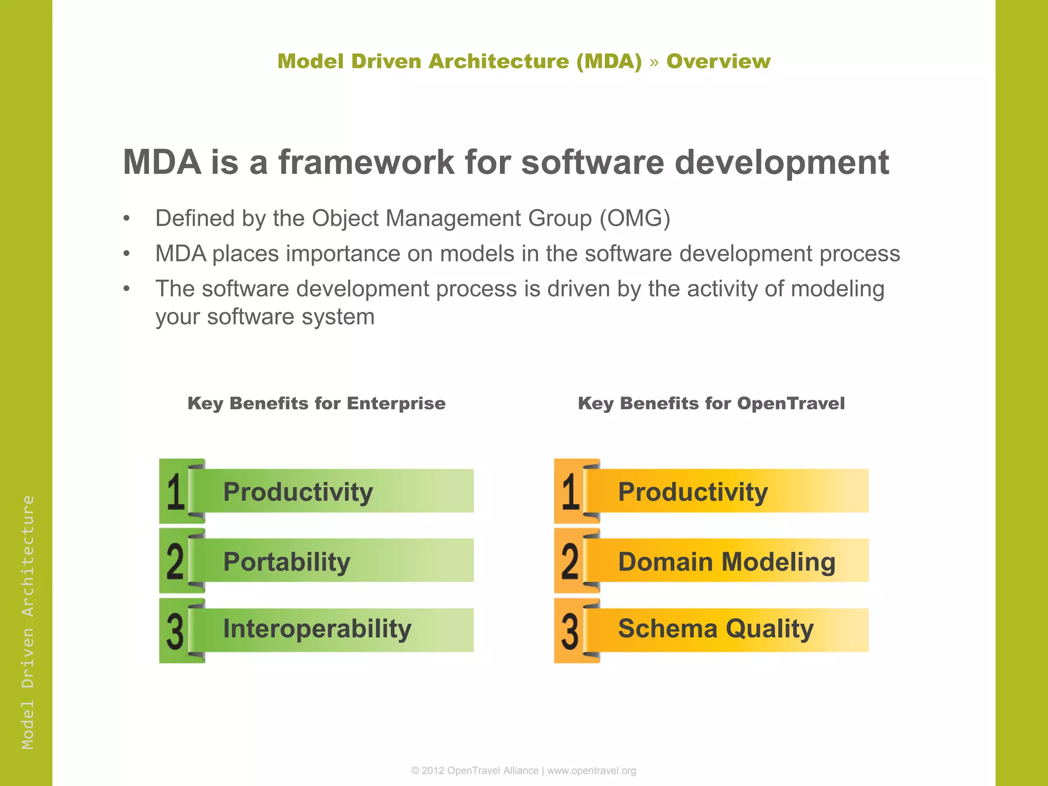 OpenTravel Model-Driven Schema at IATA | PDF