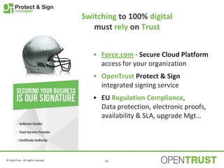 Opentrust protect n sign deck en short | PPT
